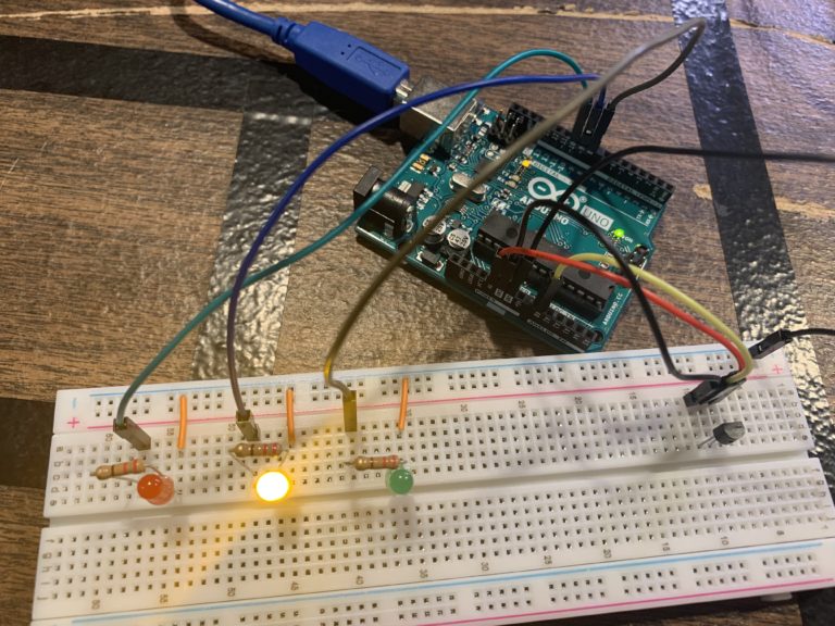Analog Temperature Sensor LED Alert on Arduino – Eli the Computer Guy