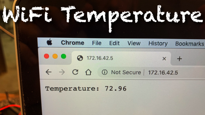 Arduino Uno Wifi Temperature Sensor Eli The Computer Guy