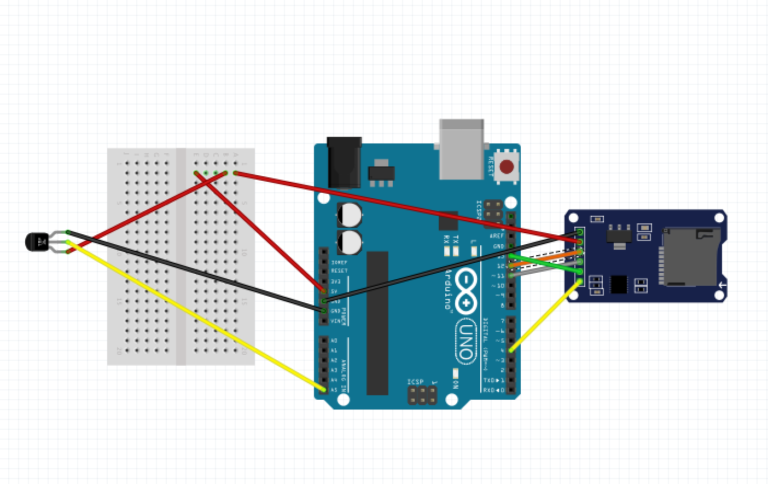 Arduino Modules – Log Temperature to SD Card Data Logging Module (HW-125) – Eli the Computer Guy